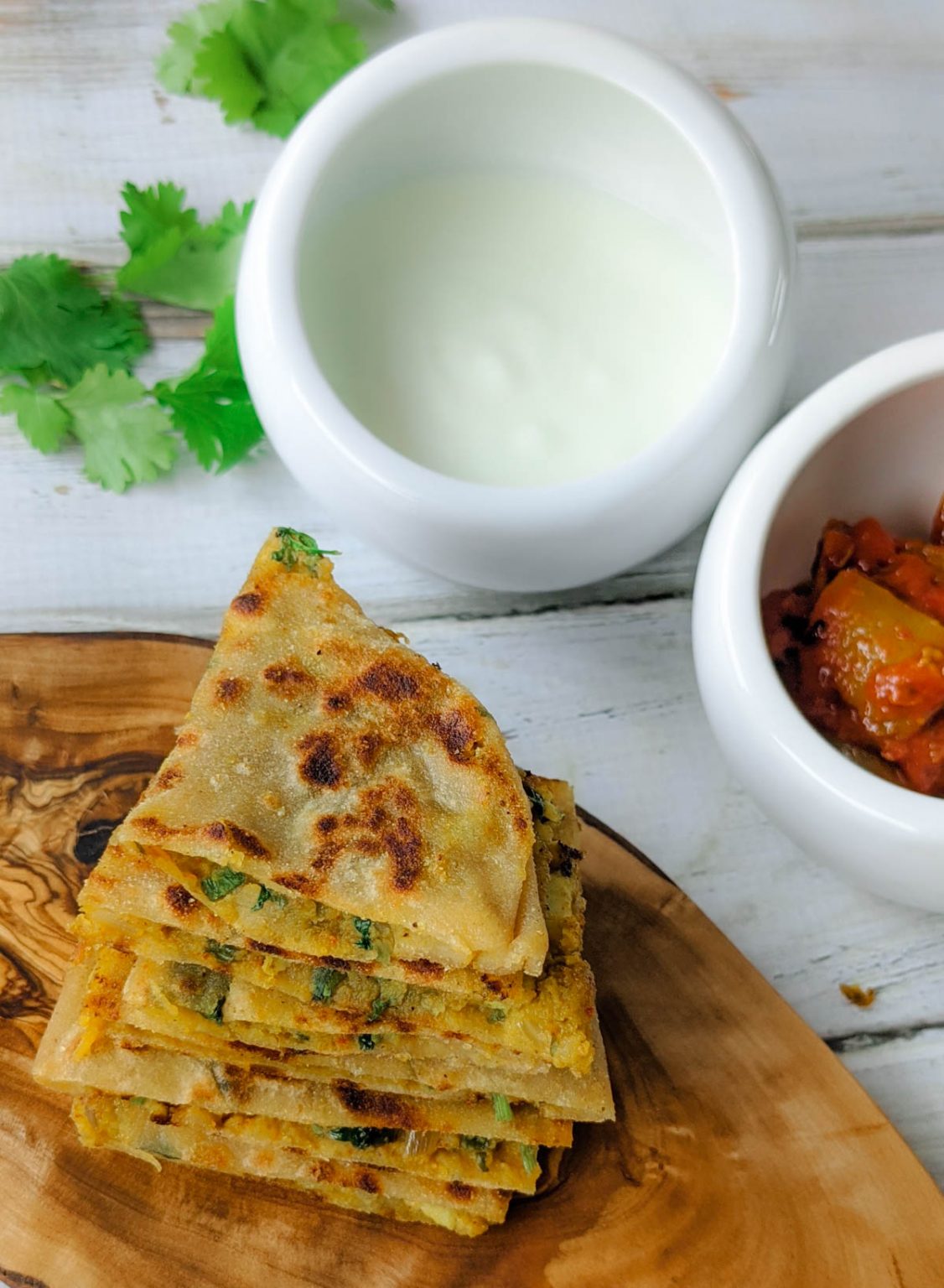 Aloo (Potato) Avocado Stuffed Paratha : Cook over Heels